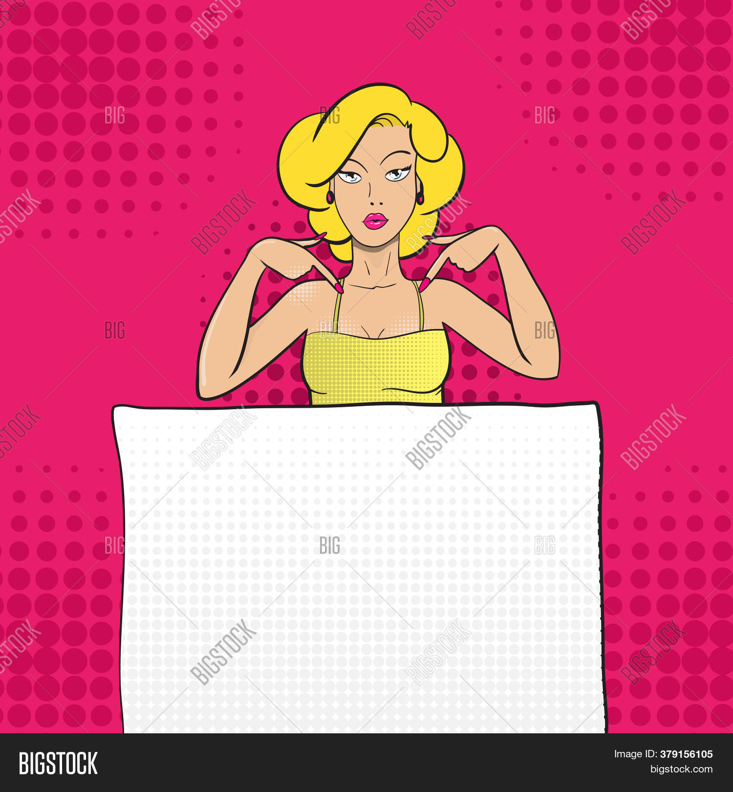 Pop Art Sexy Woman Image And Photo Free Trial Bigstock