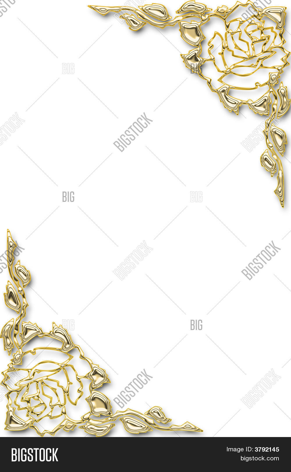 Golden Floral Frame Image & Photo (Free Trial) | Bigstock