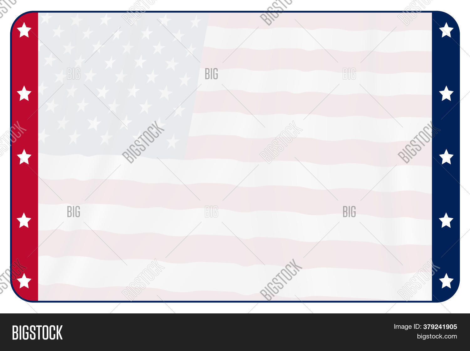 Blank American Flag Image & Photo (Free Trial) | Bigstock