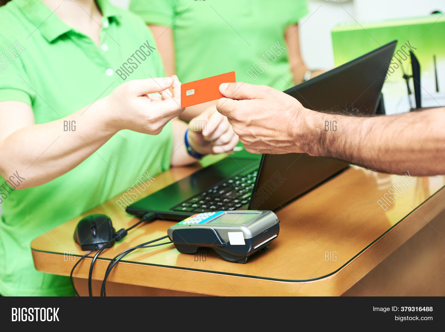 Cashier Accepting Image & Photo (Free Trial) | Bigstock