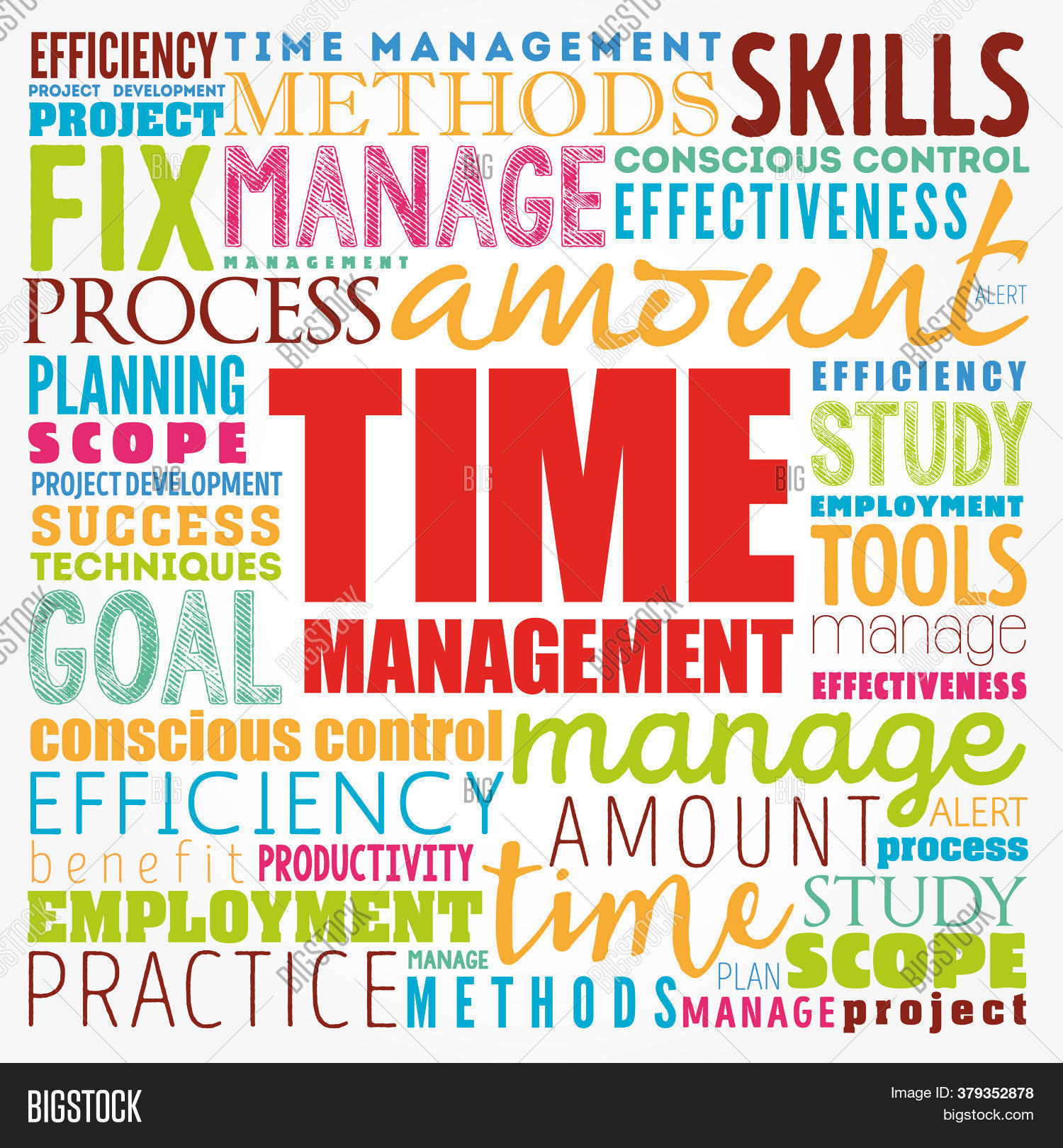 Time Management Word Image & Photo (Free Trial) | Bigstock