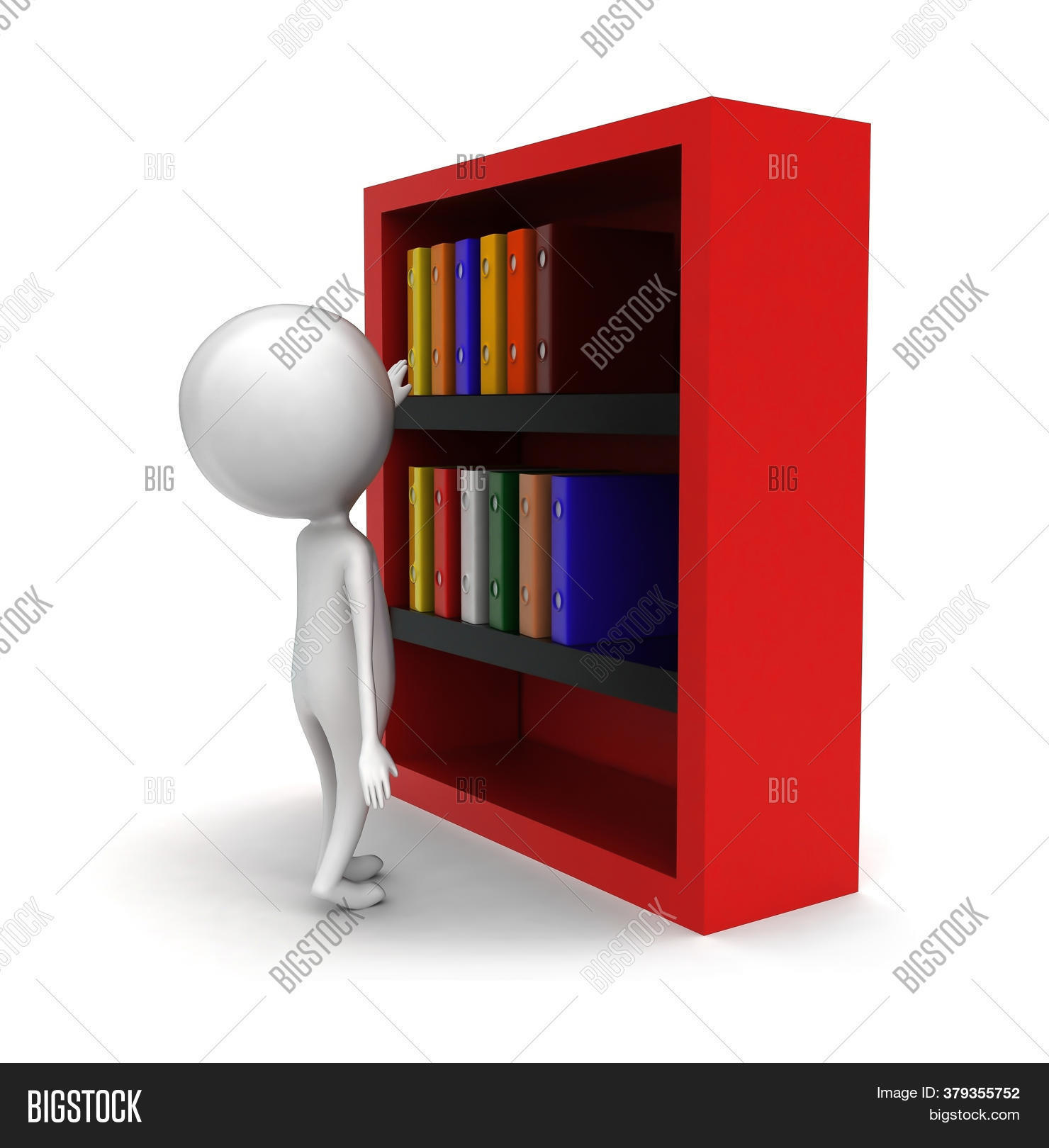 3D Man Taking Putting Image & Photo (Free Trial) | Bigstock