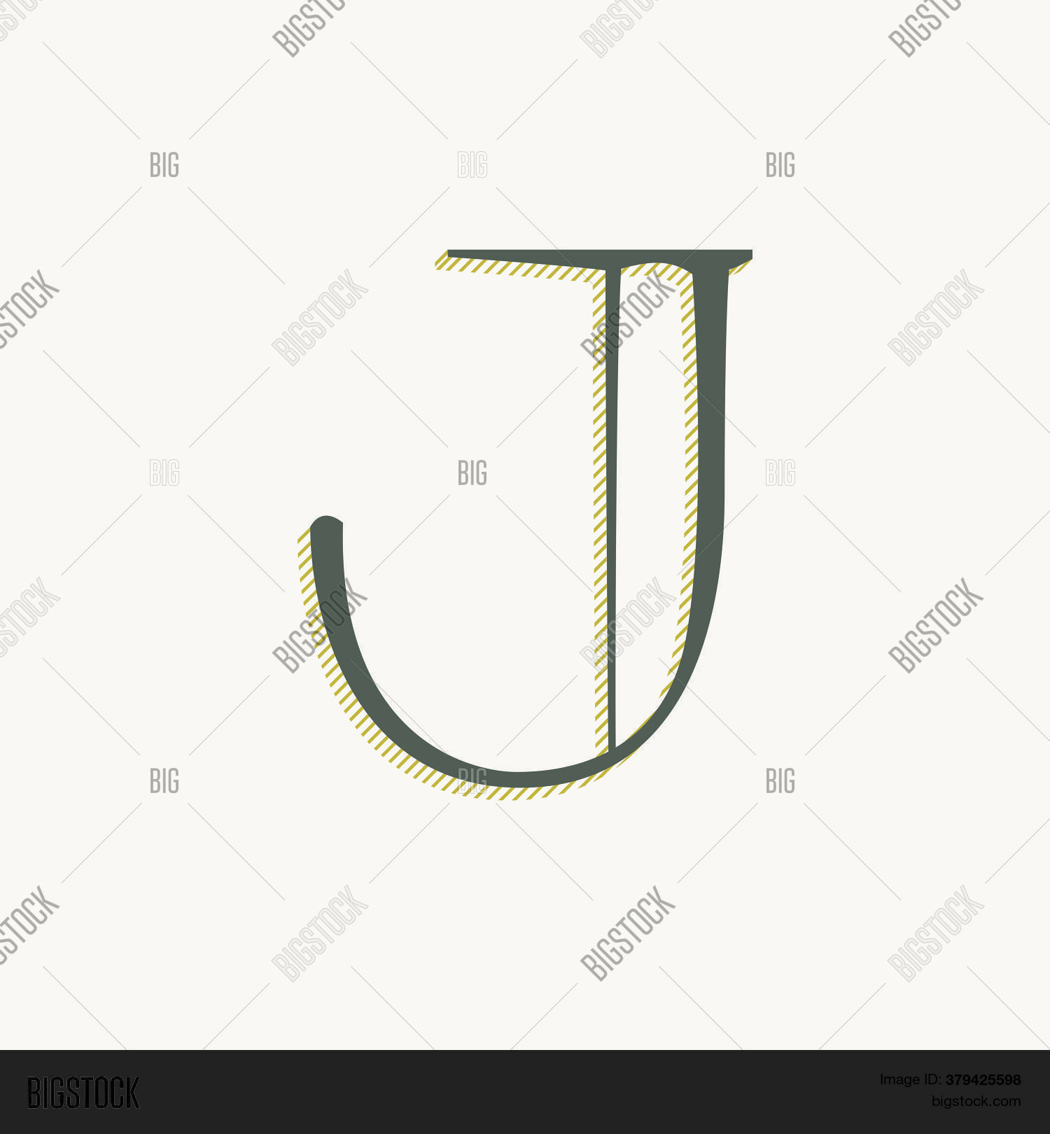 Elegant J Letter Vector & Photo (Free Trial) | Bigstock