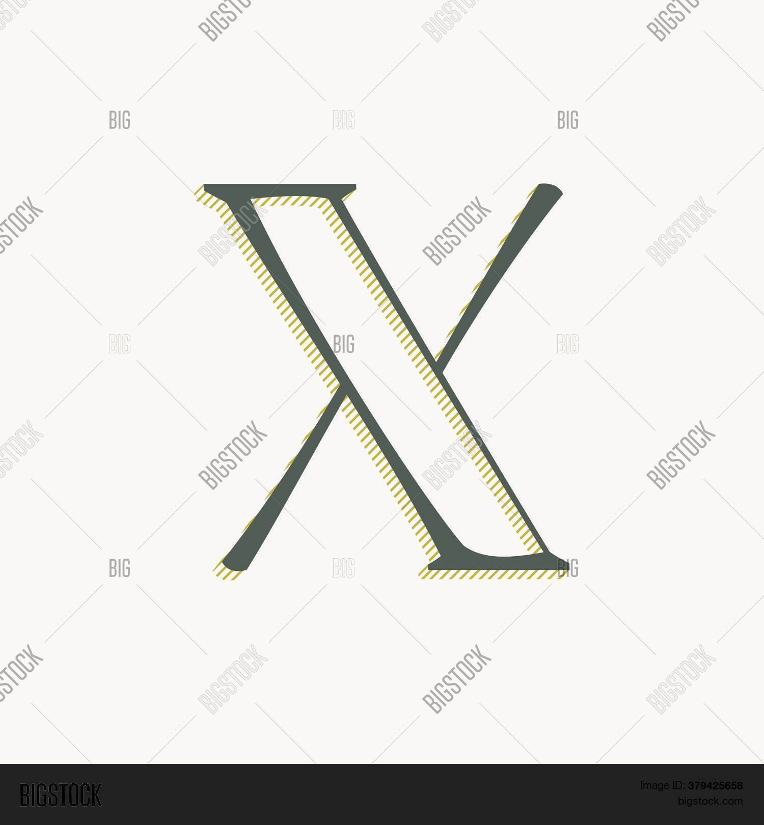 Elegant X Letter Vector & Photo (Free Trial) | Bigstock