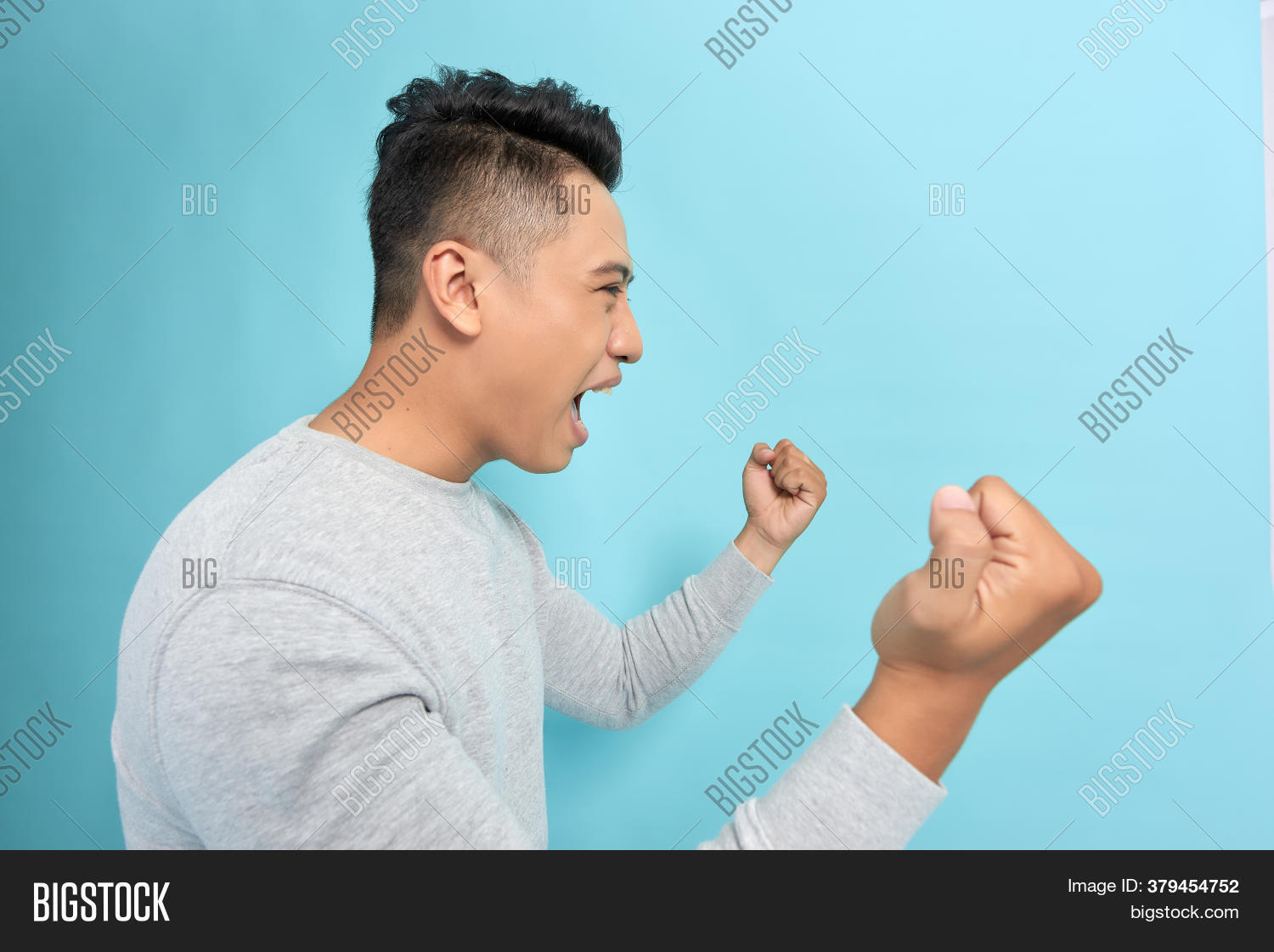 Side View Angry Man Image & Photo (Free Trial) | Bigstock