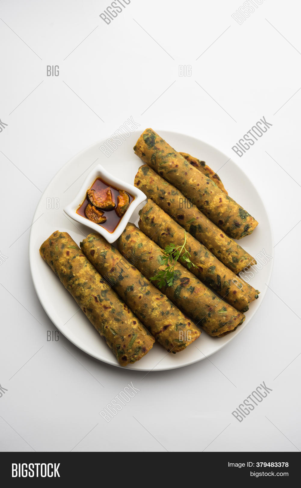Palak Paratha Spinach Image & Photo (Free Trial) | Bigstock