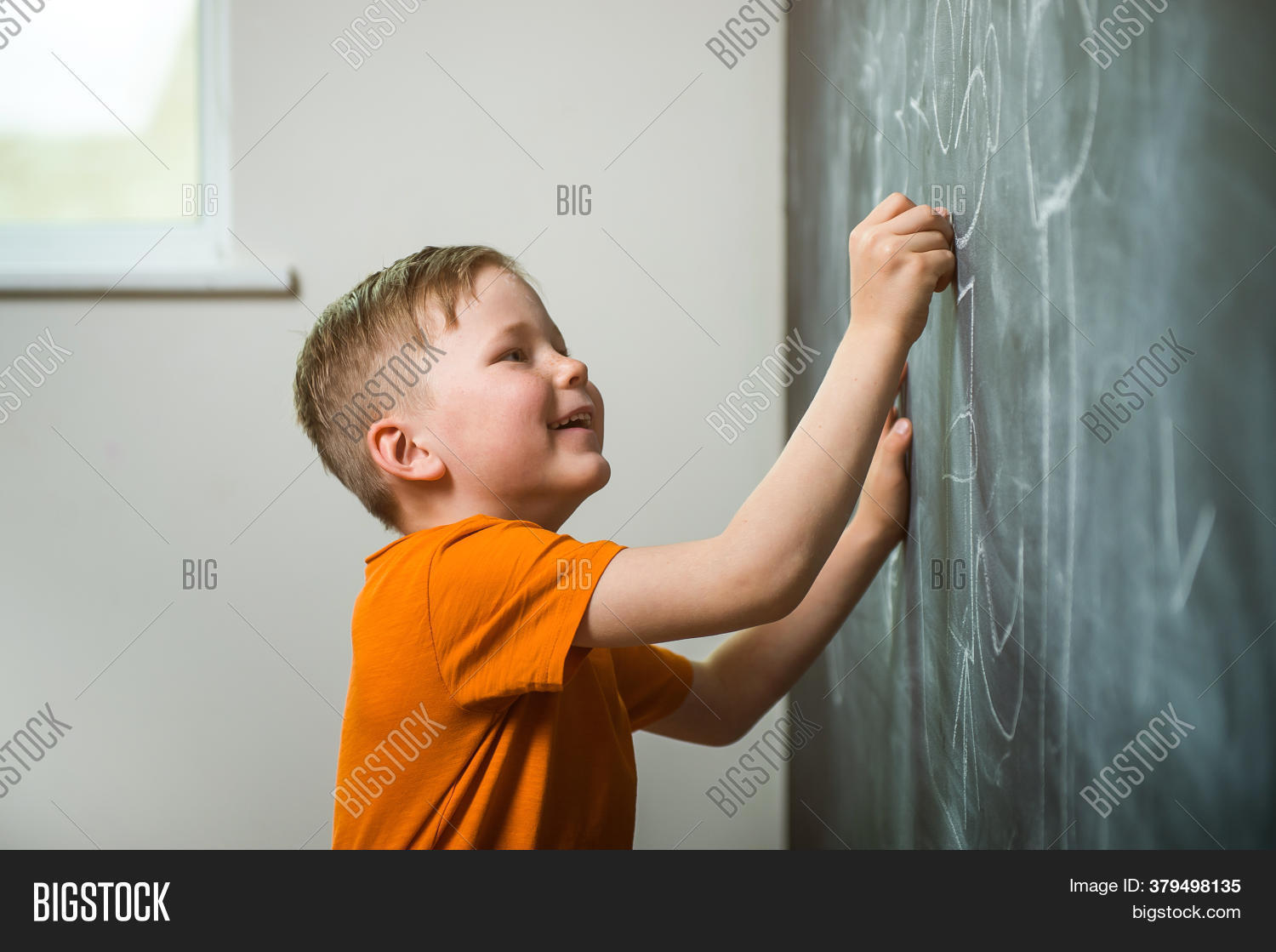 Child Writing On Image & Photo (Free Trial) | Bigstock