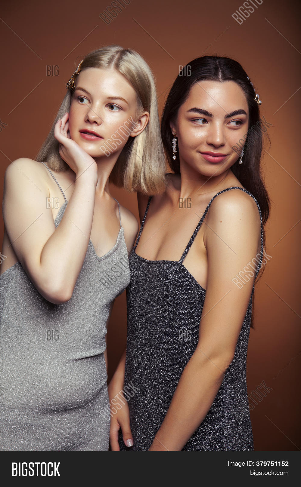 Two Pretty Diverse Image & Photo (Free Trial) | Bigstock