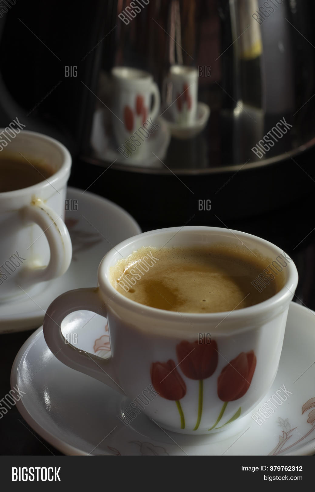 Portrait Two Sets Cup Image & Photo (Free Trial) | Bigstock