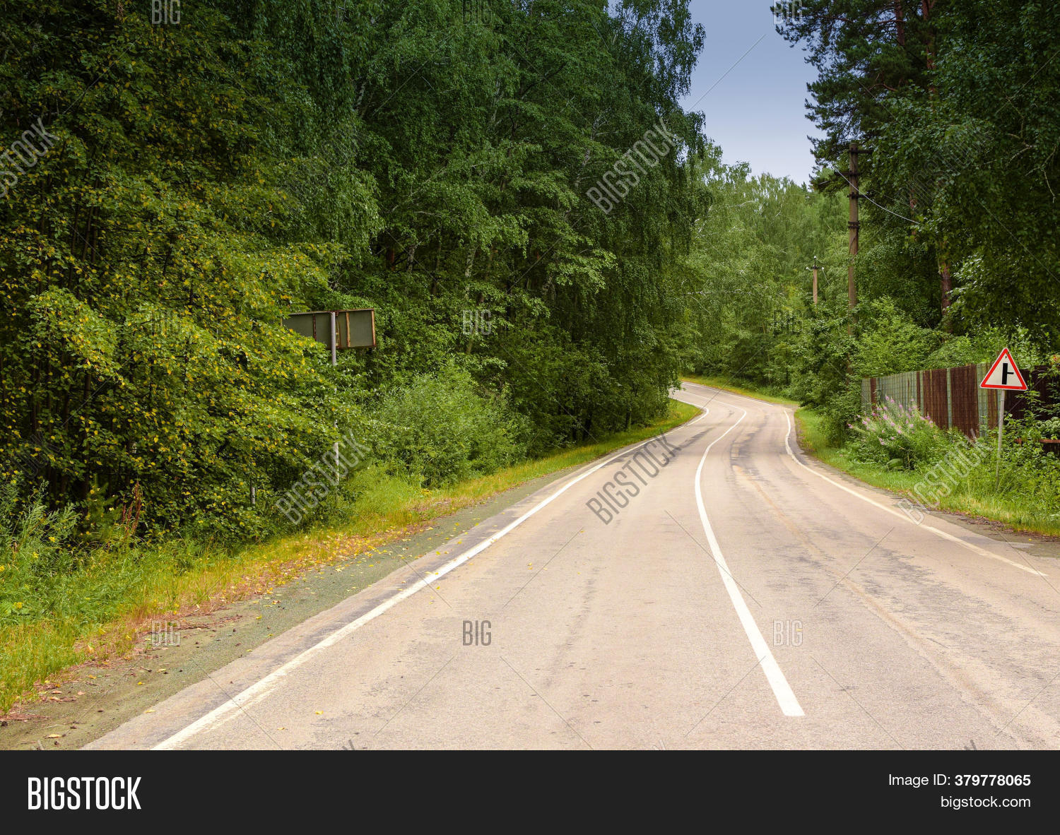 Empty Twisting Road. Image & Photo (Free Trial) | Bigstock