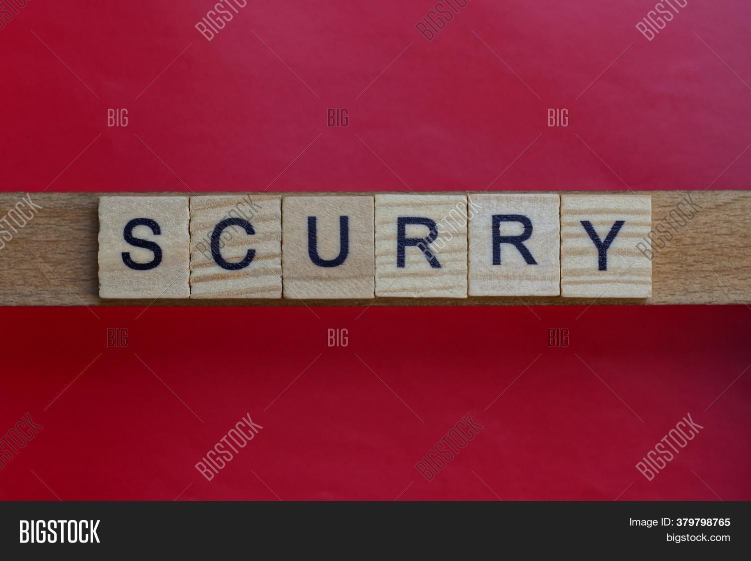 Text Word Scurry Gray Image & Photo (Free Trial) | Bigstock