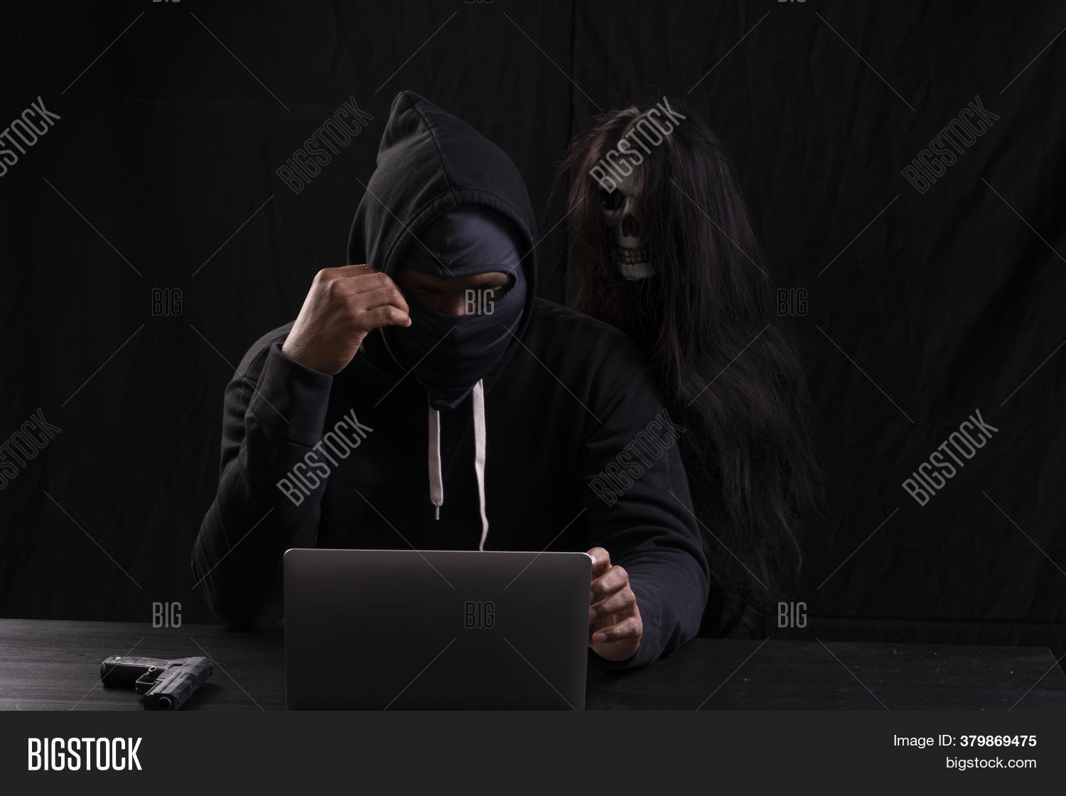 Mysterious Man Hood Image & Photo (Free Trial) | Bigstock