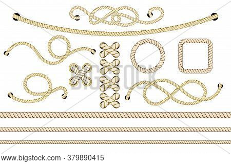 Nautical Rope Knots Vector