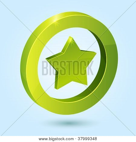 Green Star Symbol Vector & Photo (Free Trial) | Bigstock