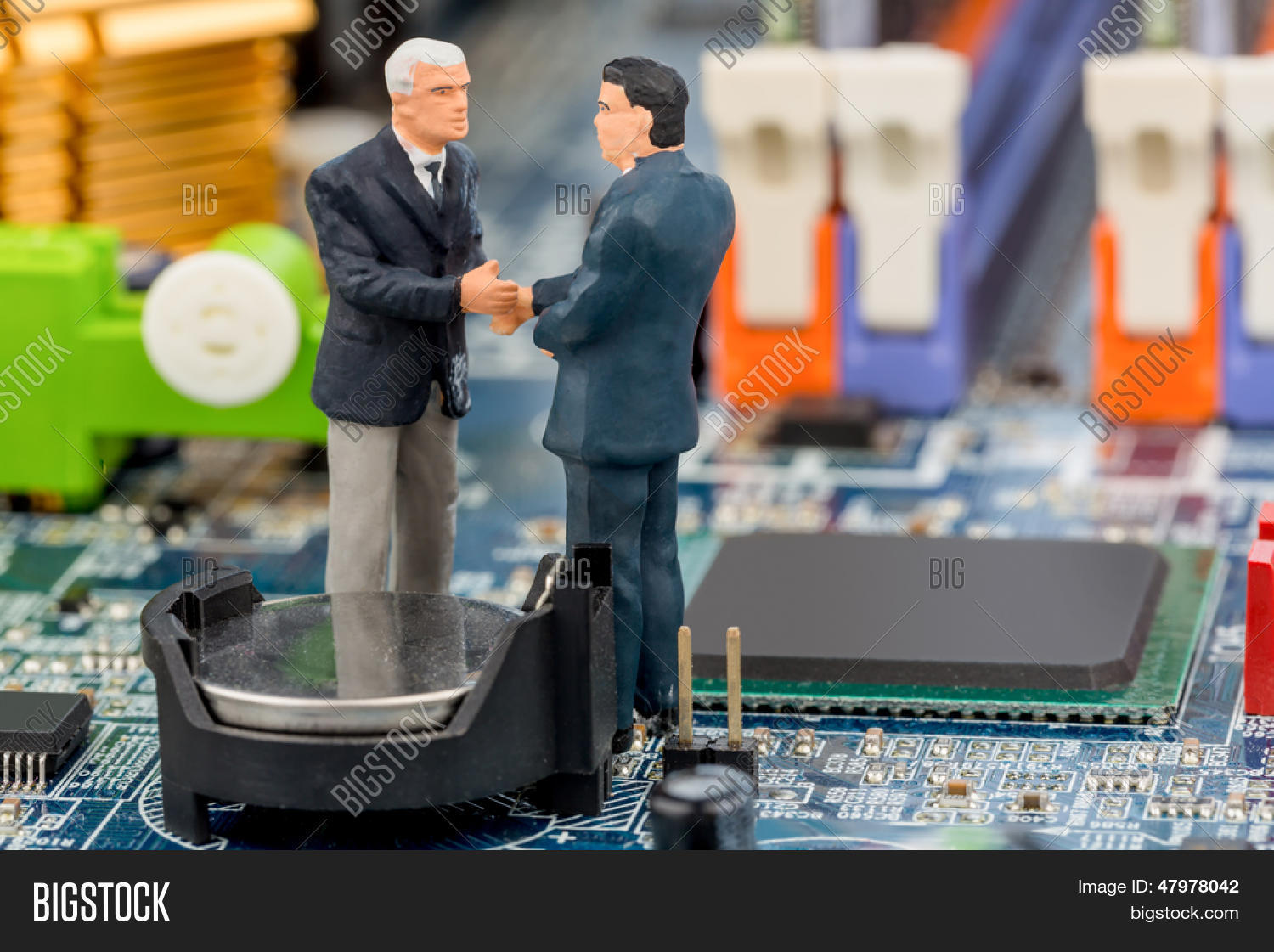 Two Managers Talk On Image & Photo (Free Trial) | Bigstock