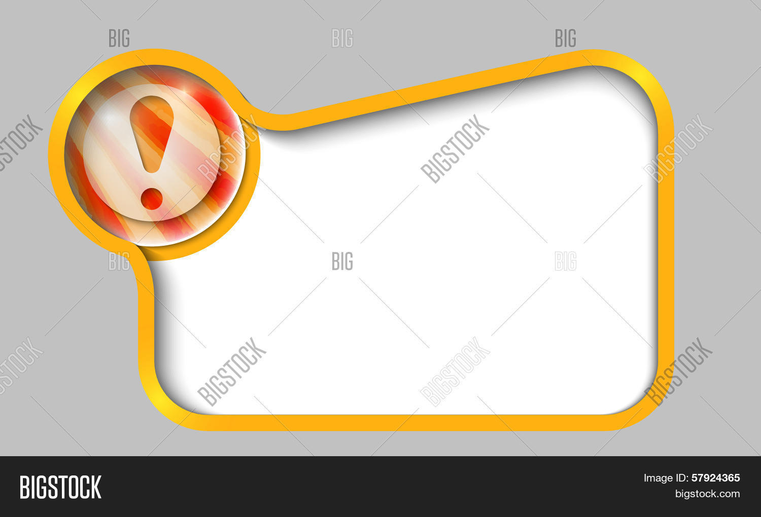 Yellow Text Box Any Vector & Photo (Free Trial) | Bigstock