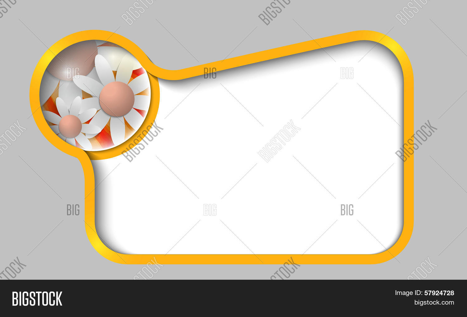 Yellow Text Box Any Vector & Photo (Free Trial) | Bigstock