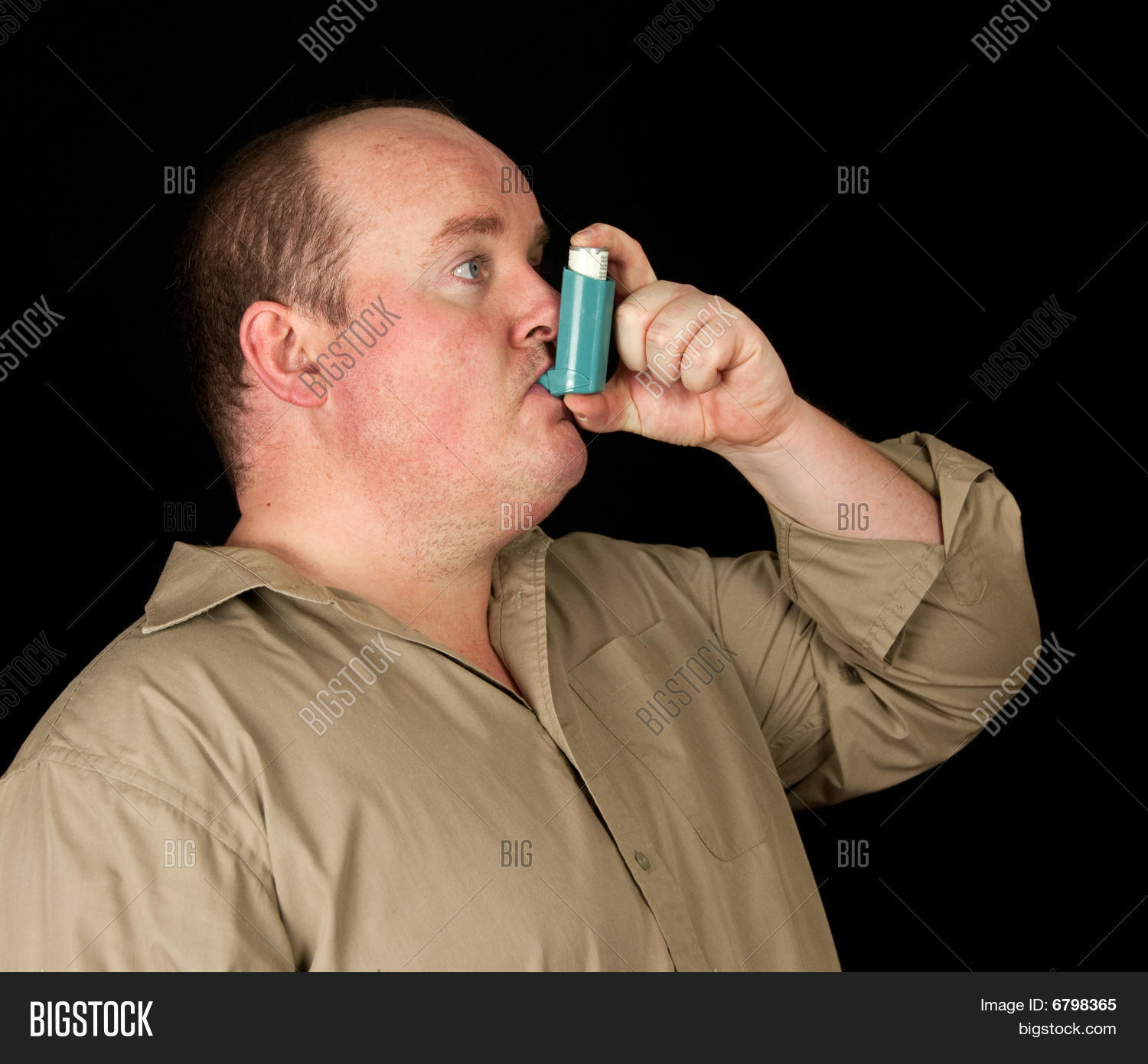 Male Inhaler Asthma On Image & Photo (Free Trial) | Bigstock