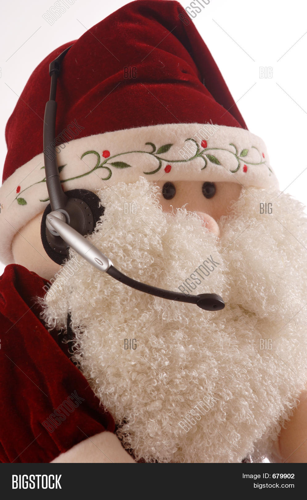 Santa Face Headset Image & Photo (Free Trial) | Bigstock