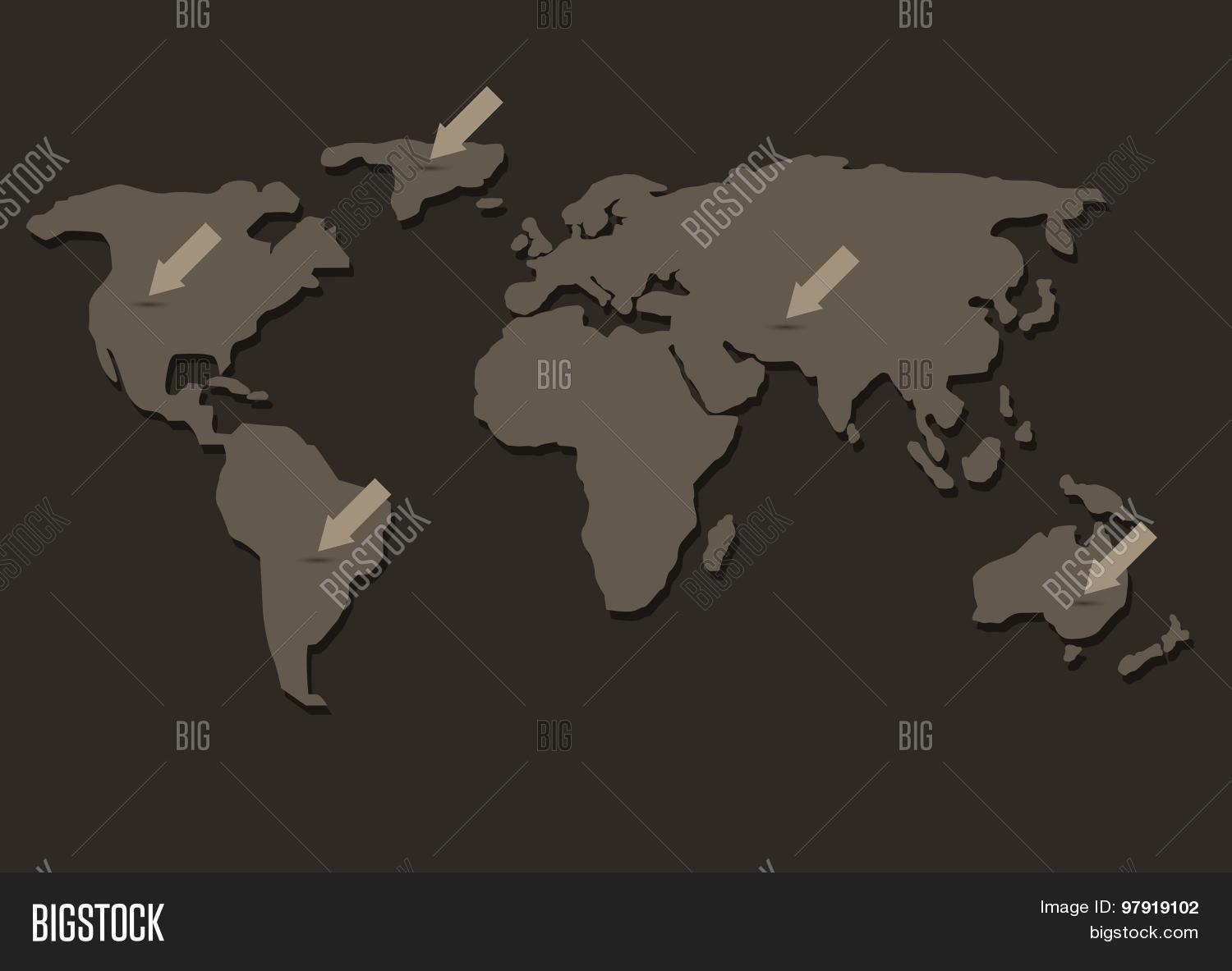 World Map Vector & Photo (Free Trial) | Bigstock