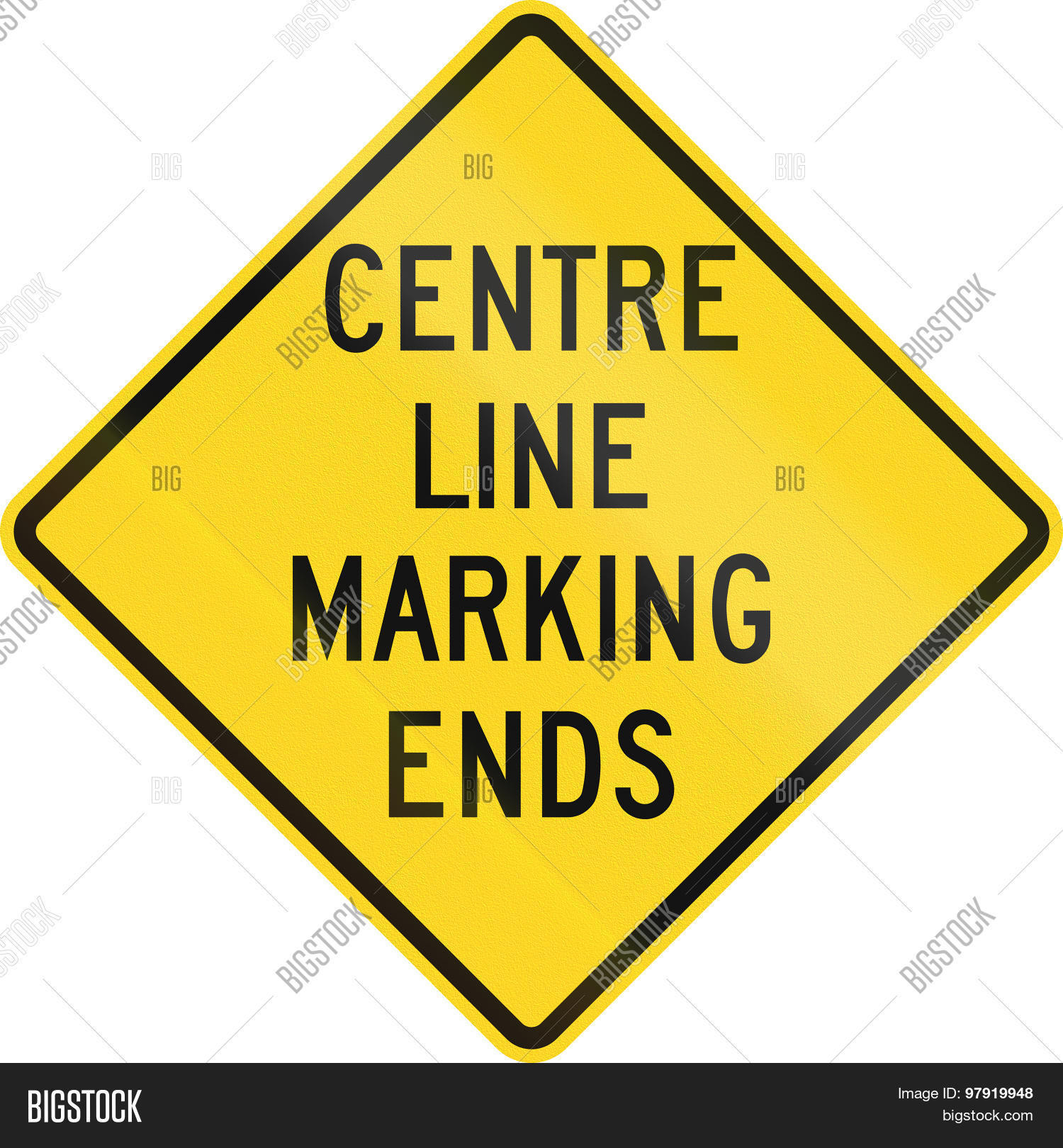 Centre Line Marking Image & Photo (Free Trial) | Bigstock