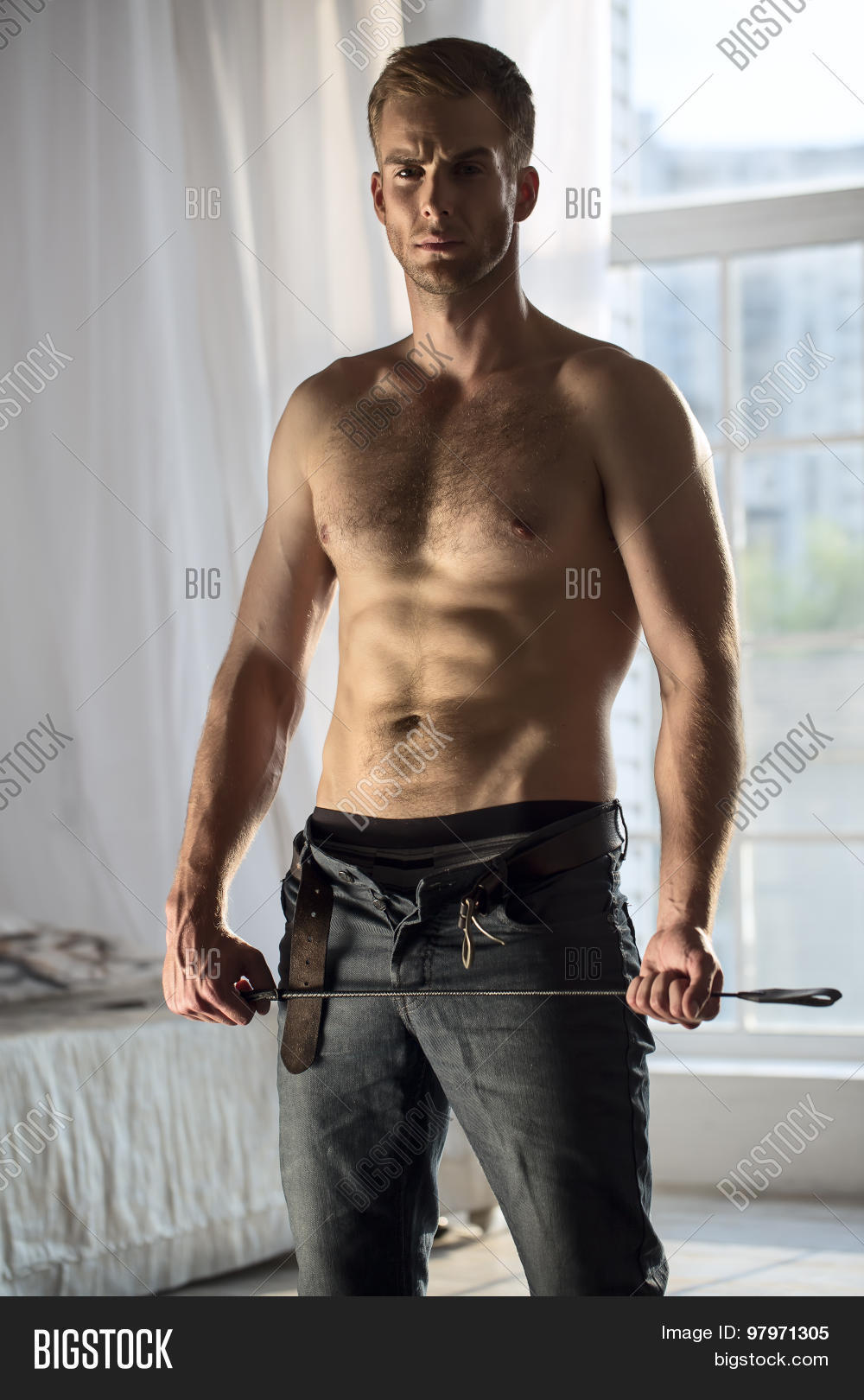 Handsome Guy Topless Image And Photo Free Trial Bigstock