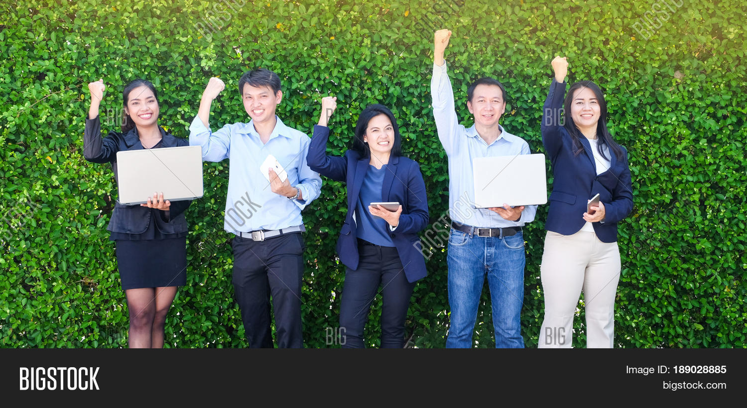 Group Successful Asian Image & Photo (Free Trial) | Bigstock