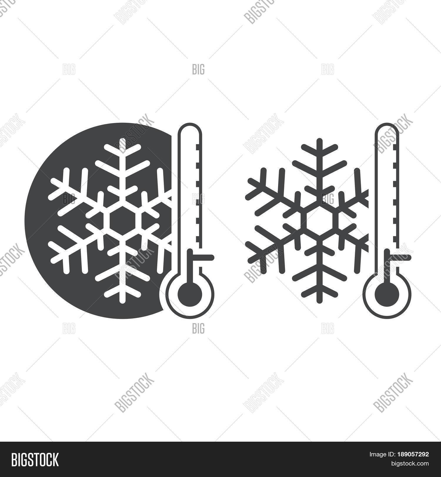 Cold Weather Icon. Vector & Photo (Free Trial) | Bigstock