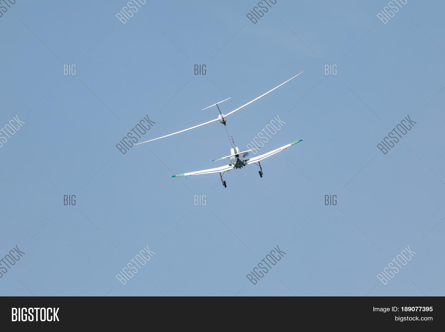 Plane Pulling Glider Image & Photo (Free Trial) | Bigstock