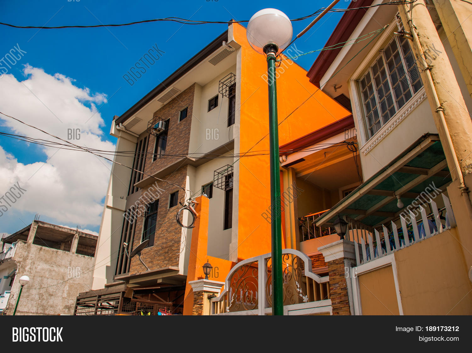 Local Street Houses Image & Photo (Free Trial) | Bigstock