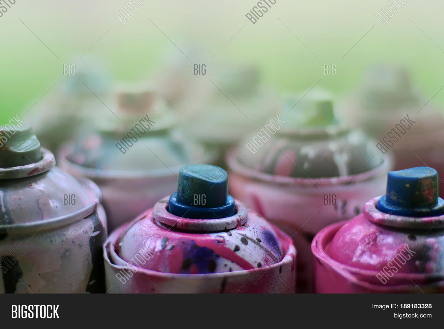 Used Spray Cans Paint Image & Photo (Free Trial) | Bigstock