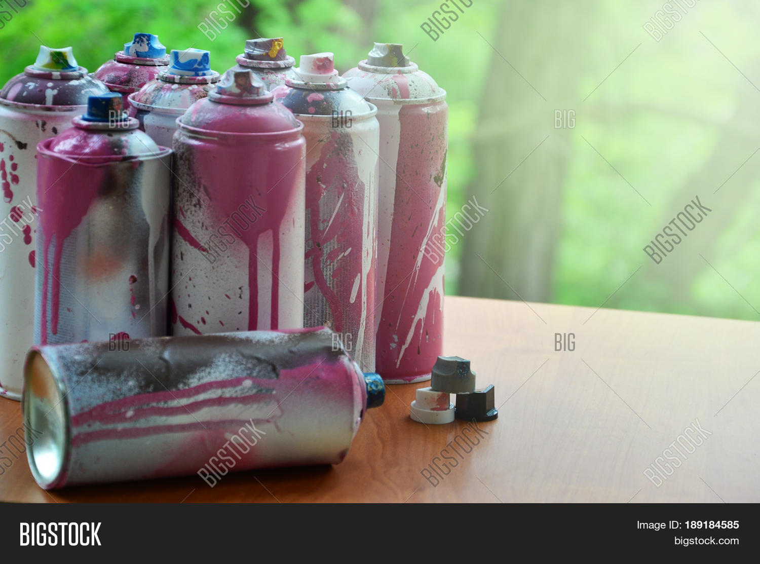 Used Spray Cans Paint Image & Photo (Free Trial) | Bigstock