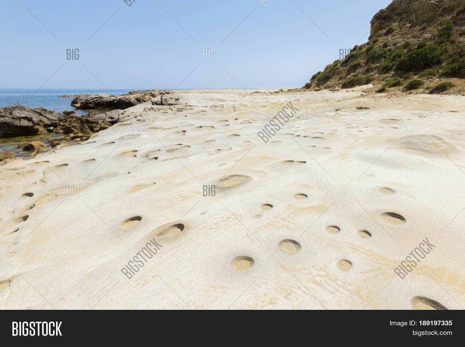 Beach Rocks Craters Image & Photo (Free Trial) | Bigstock