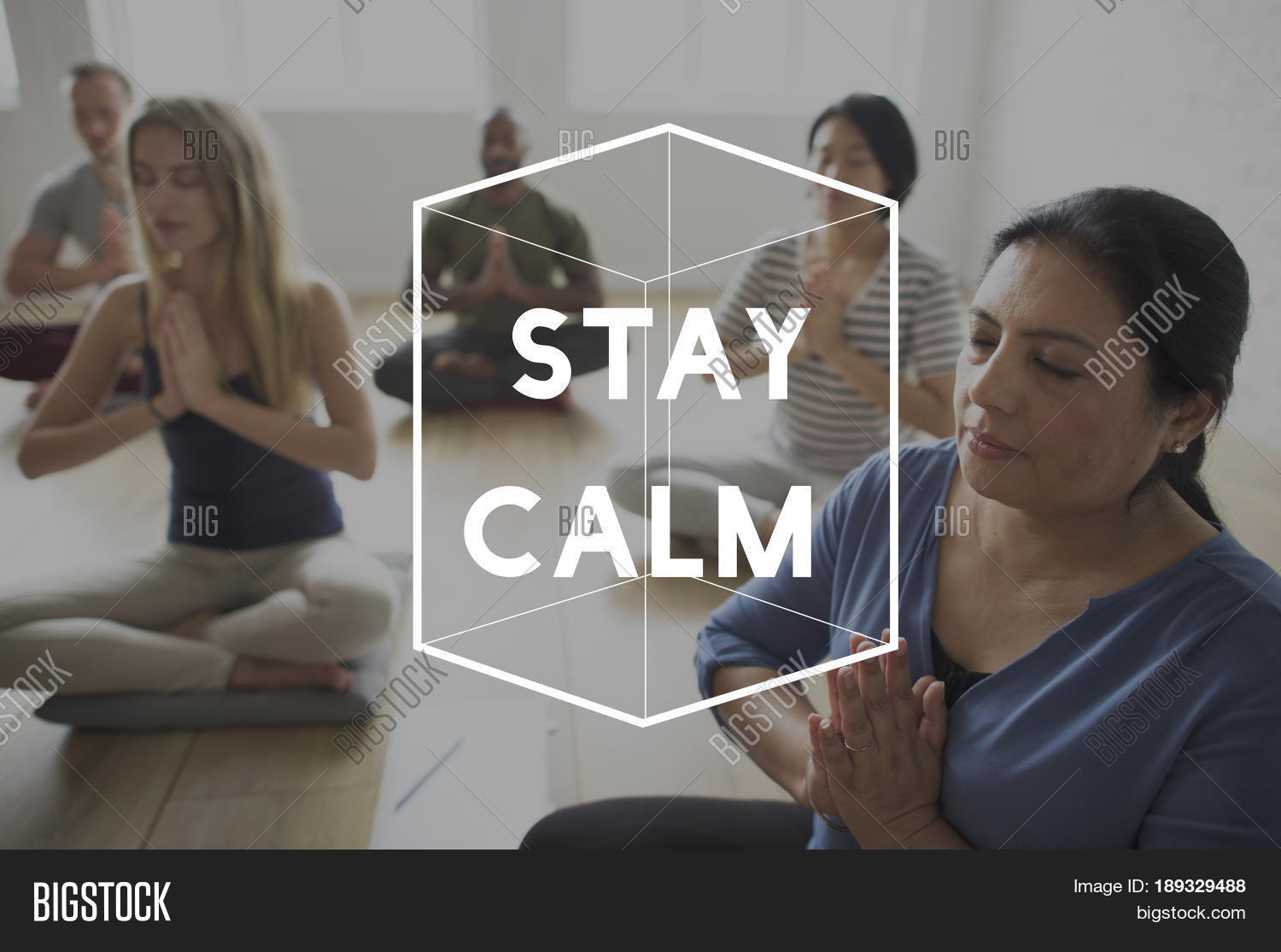 Stay Calm Positive Image & Photo (Free Trial) | Bigstock
