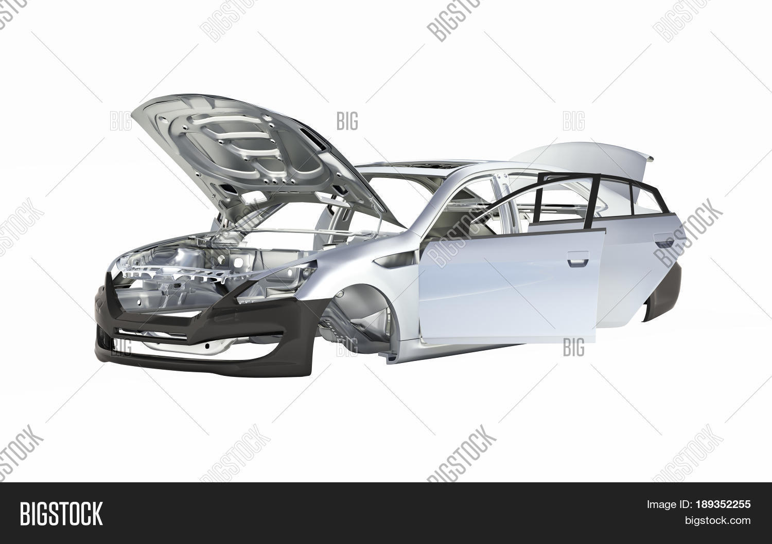 Body Car No Wheel Image & Photo (Free Trial) | Bigstock
