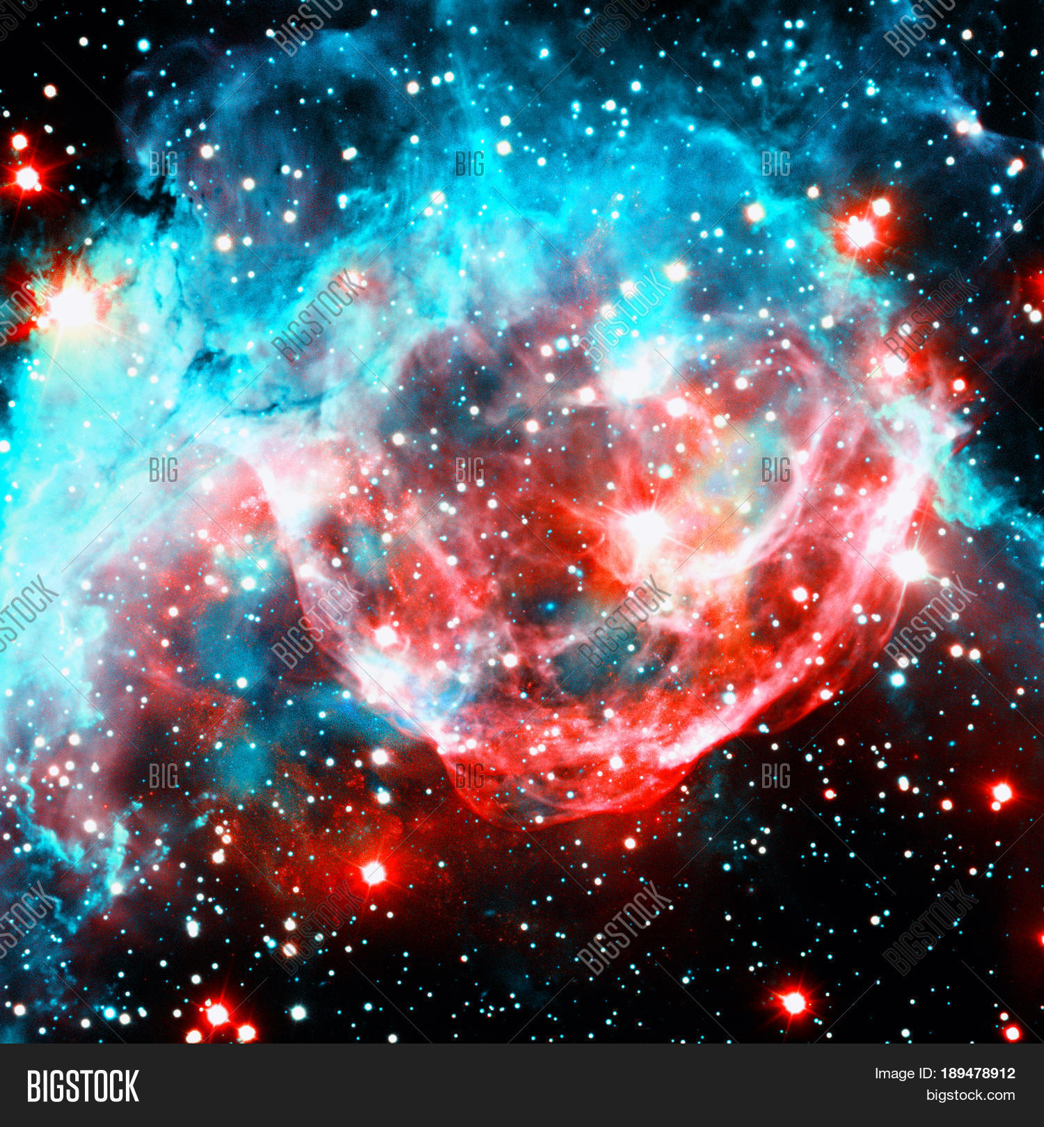 Colorful Spiral Galaxy Image & Photo (Free Trial) | Bigstock