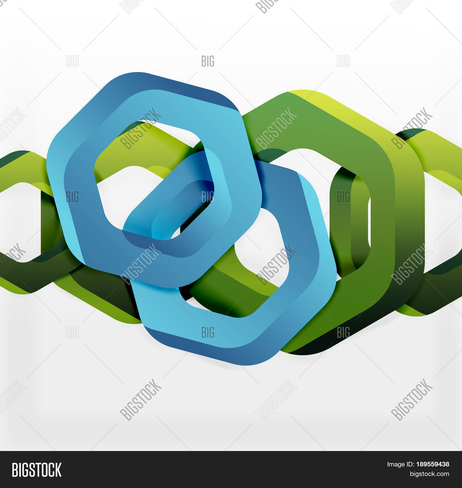 Overlapping Hexagons Image & Photo (Free Trial) | Bigstock