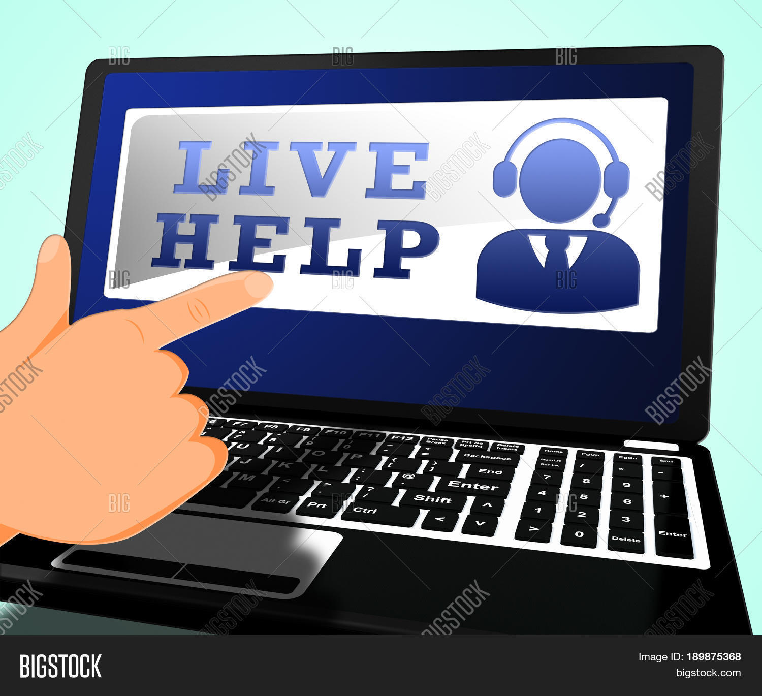 Live Help afbeelding en foto (gratis proefversie) | Bigstock