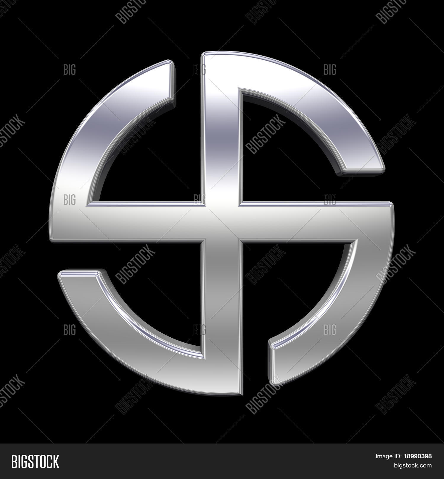 Chrome Sun Cross Image & Photo (Free Trial) | Bigstock