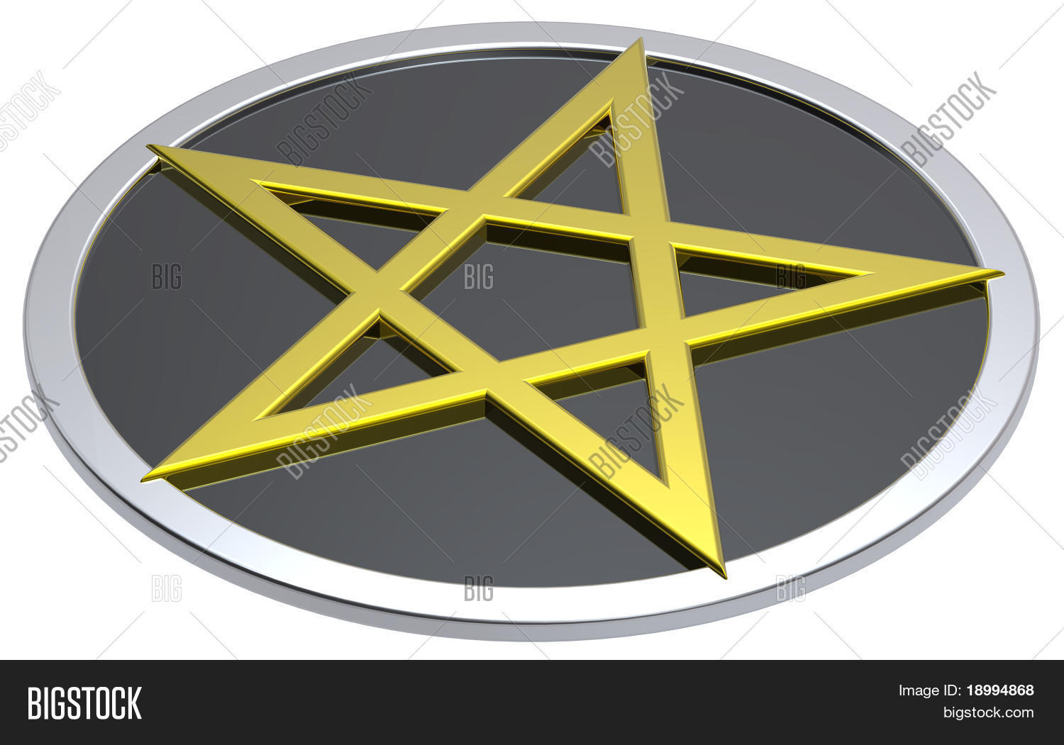 Pentagram Isolated On Image & Photo (Free Trial) | Bigstock