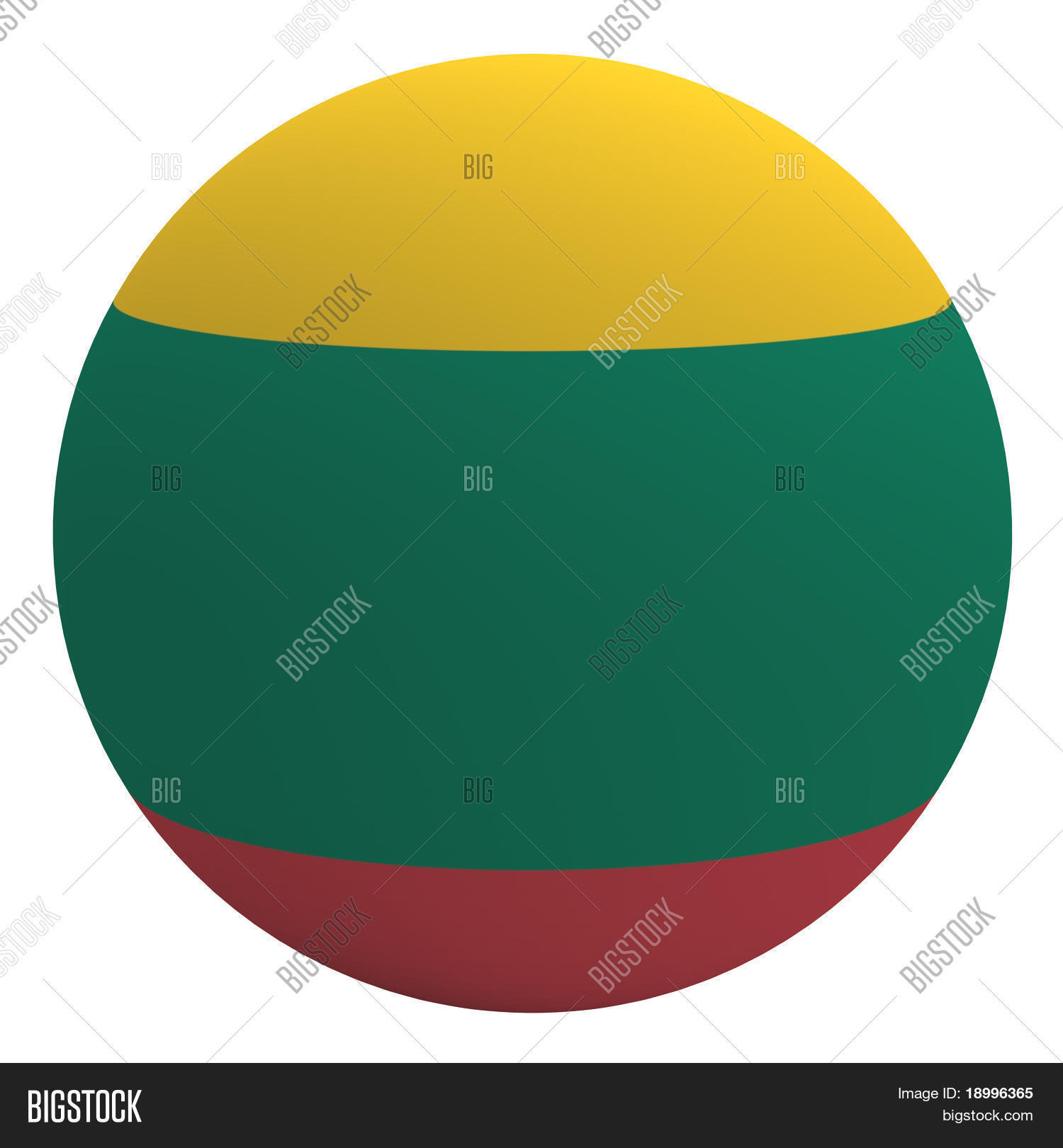 Lithuania Flag On Ball Image & Photo (Free Trial) | Bigstock