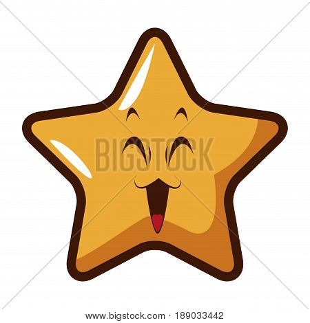 Cute Kawaii Star Face Vector & Photo (Free Trial) | Bigstock