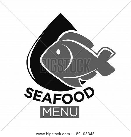 Seafood Menu Logo Vector & Photo (Free Trial) | Bigstock