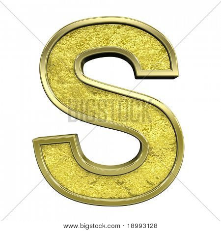 One Letter Gold Cast Image & Photo (Free Trial) | Bigstock