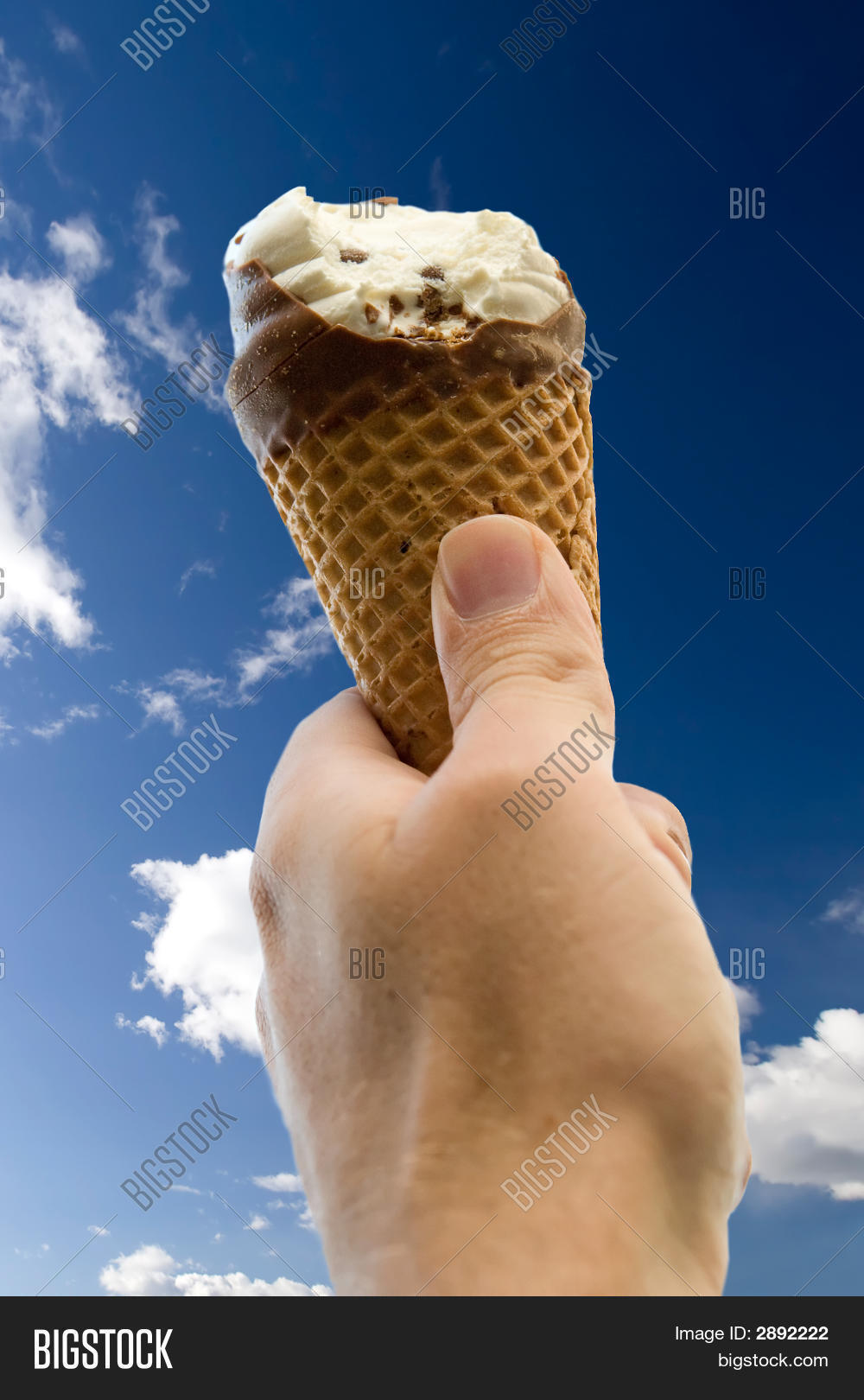 Ice Cream Cone Bite Image & Photo (Free Trial) | Bigstock