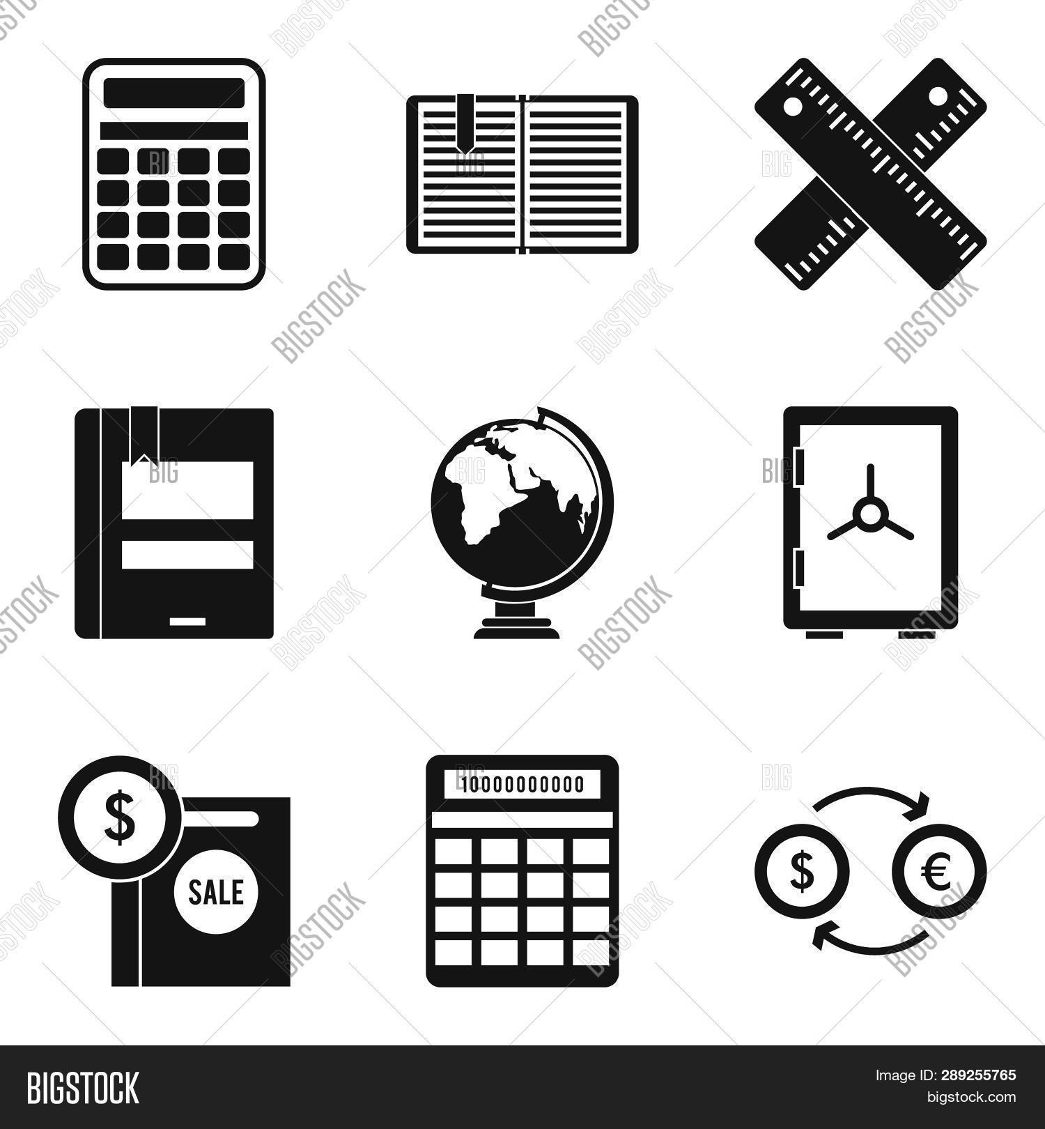 Estimation Icons Set. Image & Photo (Free Trial) | Bigstock