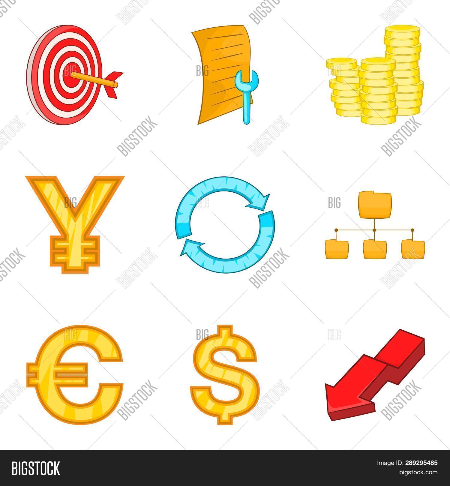 Valuation Icons Set. Image & Photo (Free Trial) | Bigstock