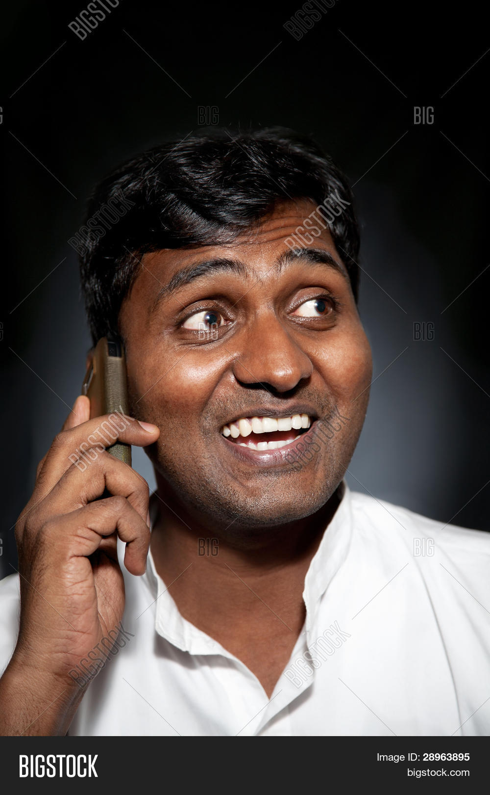 Indian Man Talking On Image & Photo (Free Trial) | Bigstock