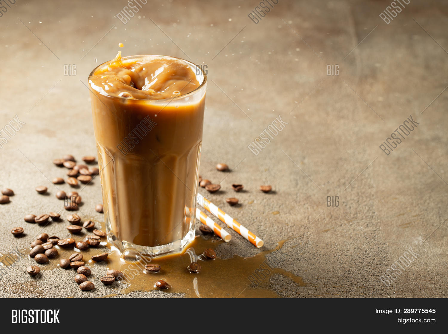 Iced Latte Coffee Image & Photo (Free Trial) | Bigstock