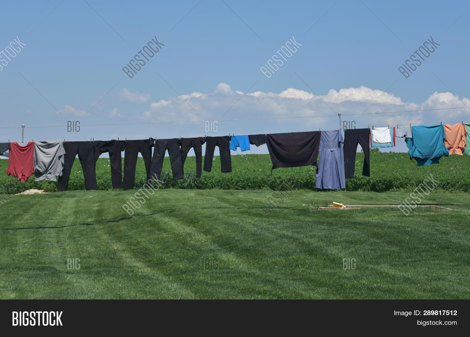 Laundry Hanging Dry On Image & Photo (Free Trial) | Bigstock